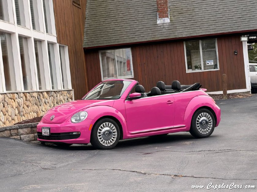 Used Pink Volkswagen Beetle Convertibles for Sale Near Me - Autotrader