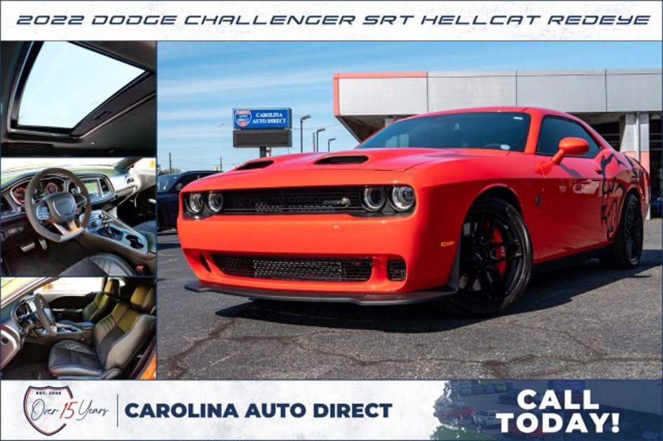 Used 2022 Dodge Challenger SRT Hellcat Redeye for Sale in Cornelius, NC ...