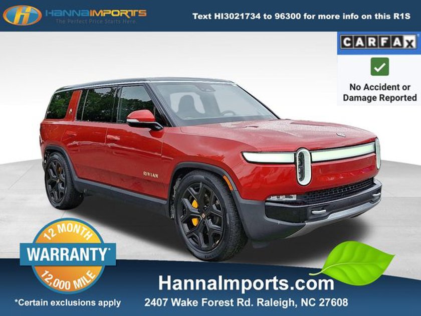 Used Rivian R1S Adventure for Sale in Smithfield, NC - Autotrader